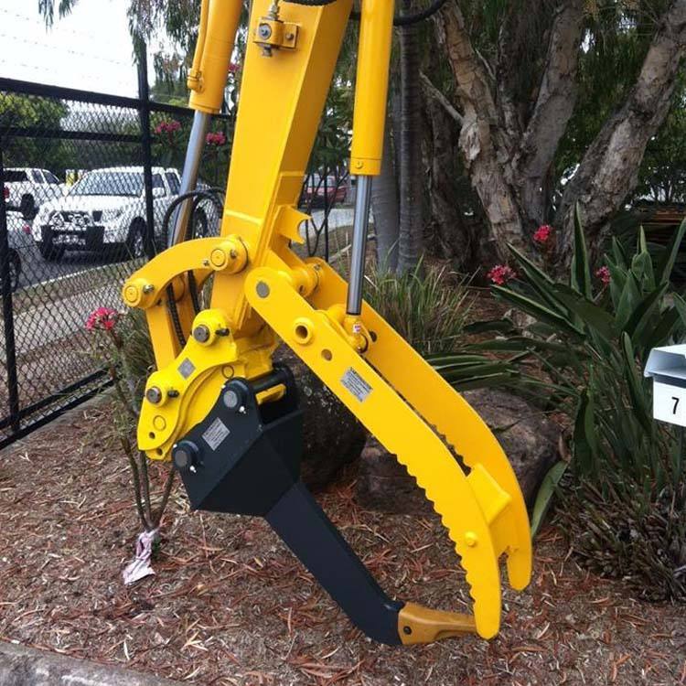 Hydraulic Weld-On Thumb Clip Attachment For One Ton Mini Excavators ...