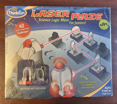 ThinkFun Laser Maze Jr. Science And Logic Maze Game Board (Brand New ...