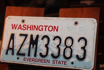 2010 Washington License Plate Evergreen State AZM3383 | eBay