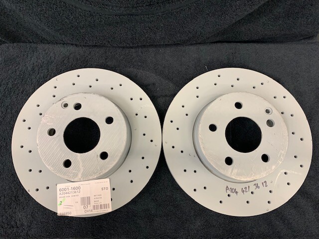 Mercedes-Benz C-Class 204 model Front brake discs A2044213612 | eBay UK