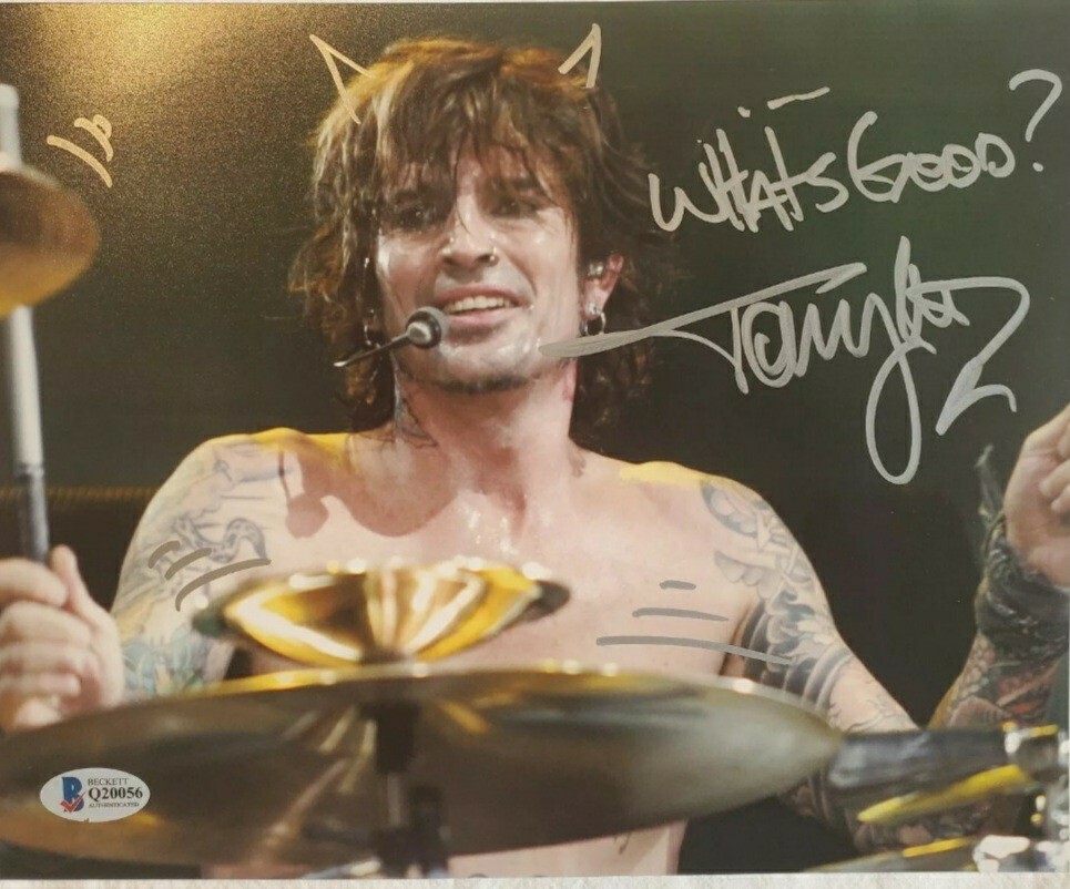 Tommy Lee drummer Motley Crue picture 8×10 (Hand Signed w COA) | eBay