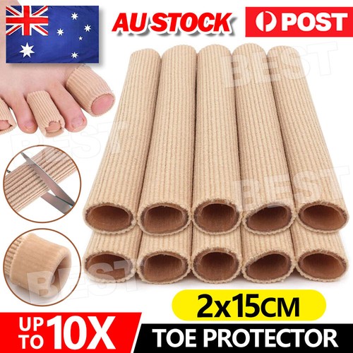 5/10X Silicone Tube Toe Gel Protector Corn Relief Foot Pain Soft ...