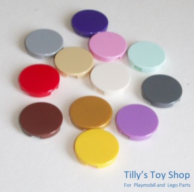 Lego - 2x2 Round Thin Tiles Smooth - 4150 14769 - Pick Colour & Pack ...