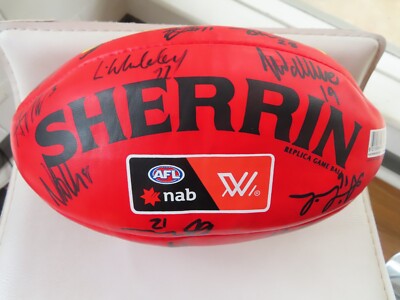 AFLW Hand Signed by all Adelaide Crows Sherrin Football 2023 Season ...