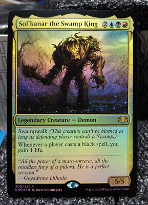MTG Sol' kanar the Swamp King Foil 200/261 Dominaria Remastered MTG ...
