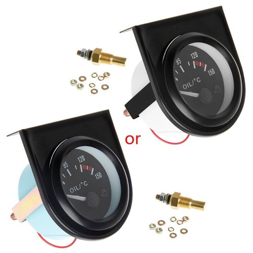 2" 52mm LED Light Car Oil Temperature Temp Gauge 50-150℃ New | eBay