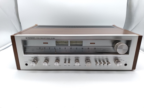 VINTAGE SILVER FACE Pioneer SX-650 Stereo AM/FM Receiver (check ...