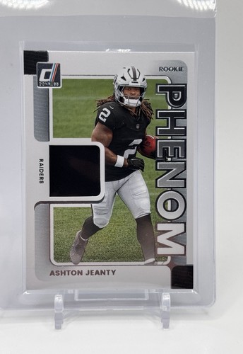 2025 Panini Donruss - Ashton Jeanty Rookie Phenom Patch - Raiders | eBay