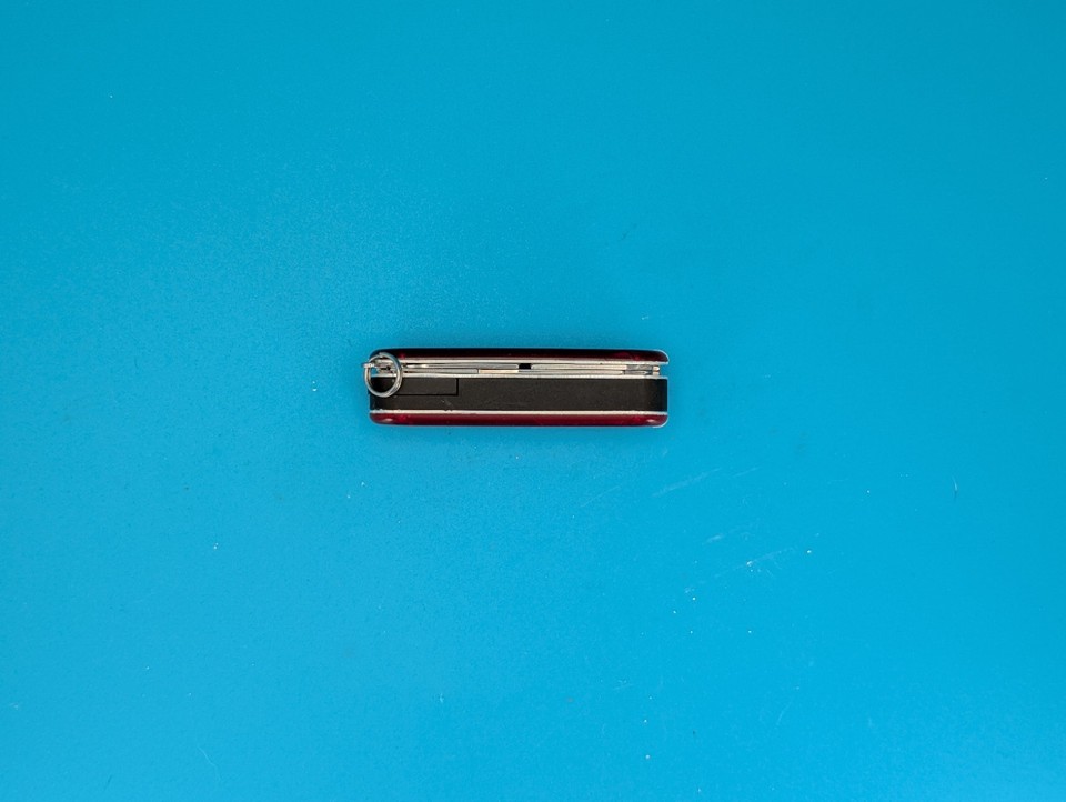 Victorinox Swiss Army Knife - Key Chain - Nail Clip 580 - Red ...