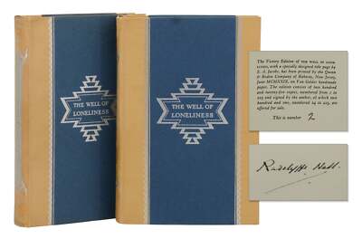 The Well of Loneliness ~ RADCYLFFE HALL Signed Limited Edition HORS D ...