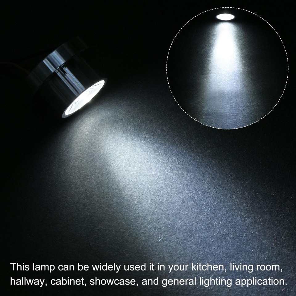 LED Spotlight DC 12V 15 Degree Beam Angle White LED Aluminum Shell 2 ...