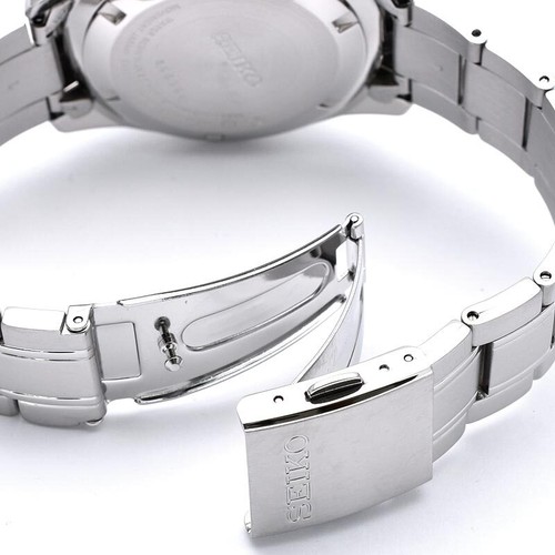 SEIKO SPIRIT SBTR009 Chronograph Stainless Steel Silver Dial Watch Men ...