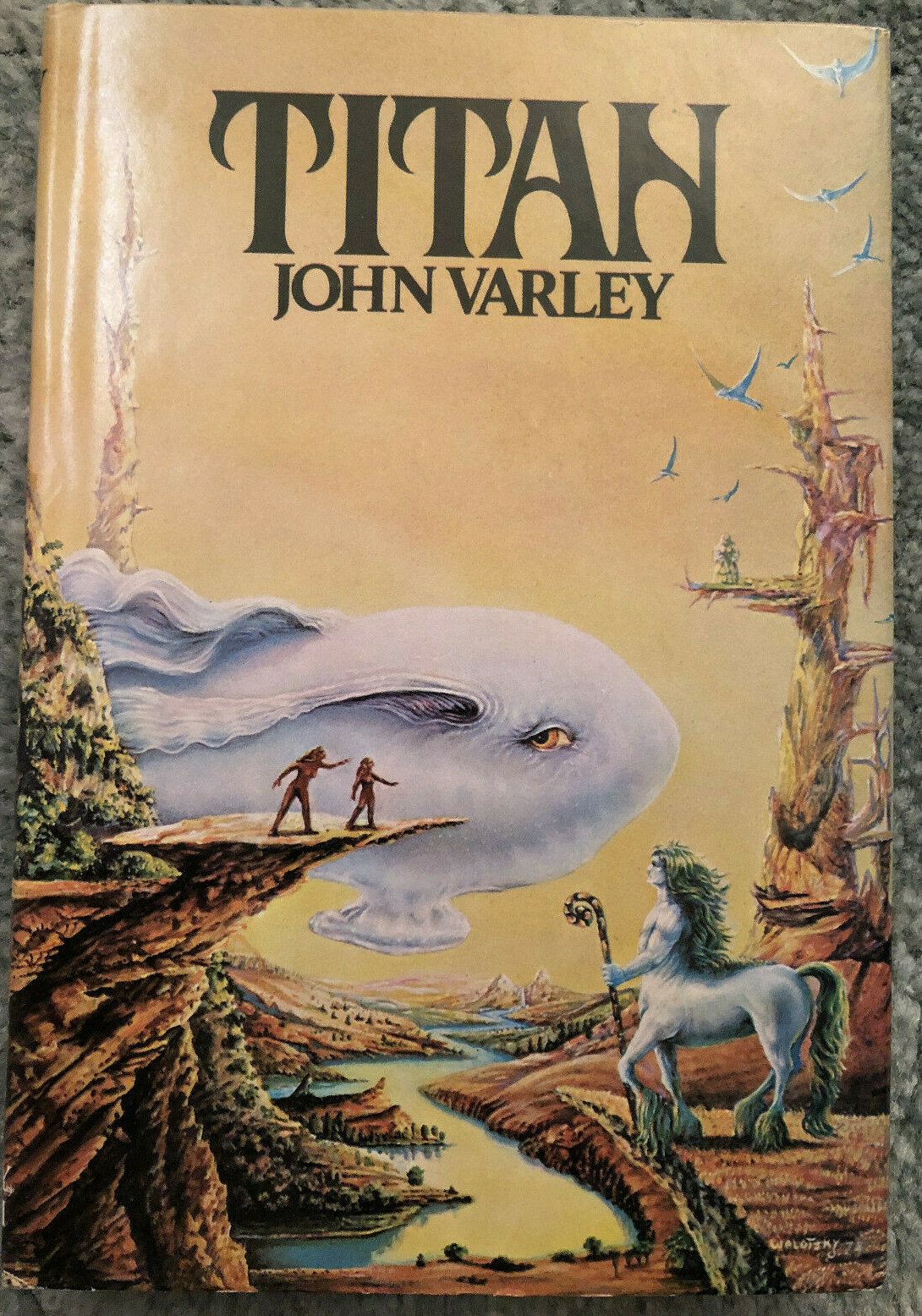 Titan, John Varley, book club edition | eBay