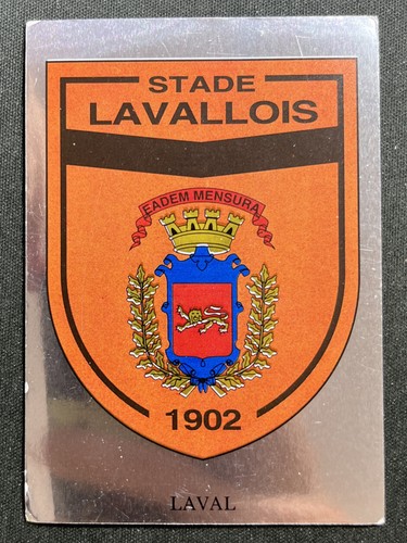 325 ECUSSON LOGO BADGE STADE LAVALLOIS LAVAL FOOT 97 1996-1997 FOOTBALL ...