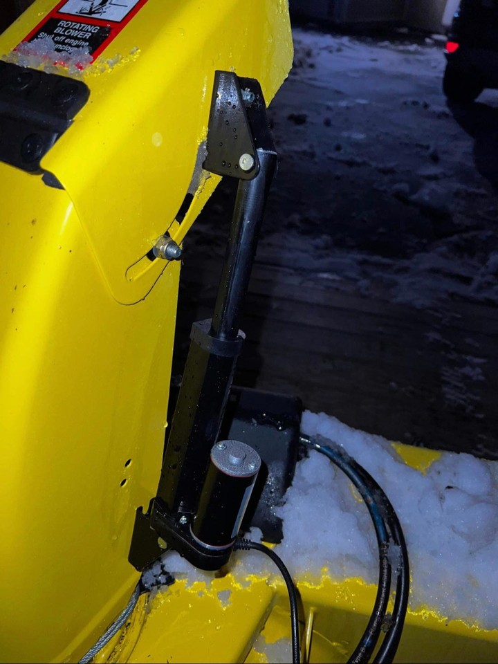 Pre-Wired or DIY KIT! UNIVERSAL SNOW BLOWER ACTUATOR ELECTRIC CHUTE ...