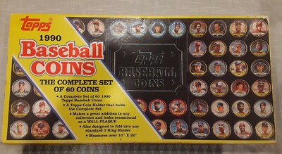 1990 Topps Baseball Coins Complete Set With Box | eBay