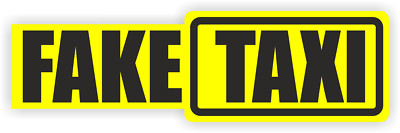 Fake Taxi Car Sign Sticker Decal Vinyl Sticker Window / Bumper | eBay UK