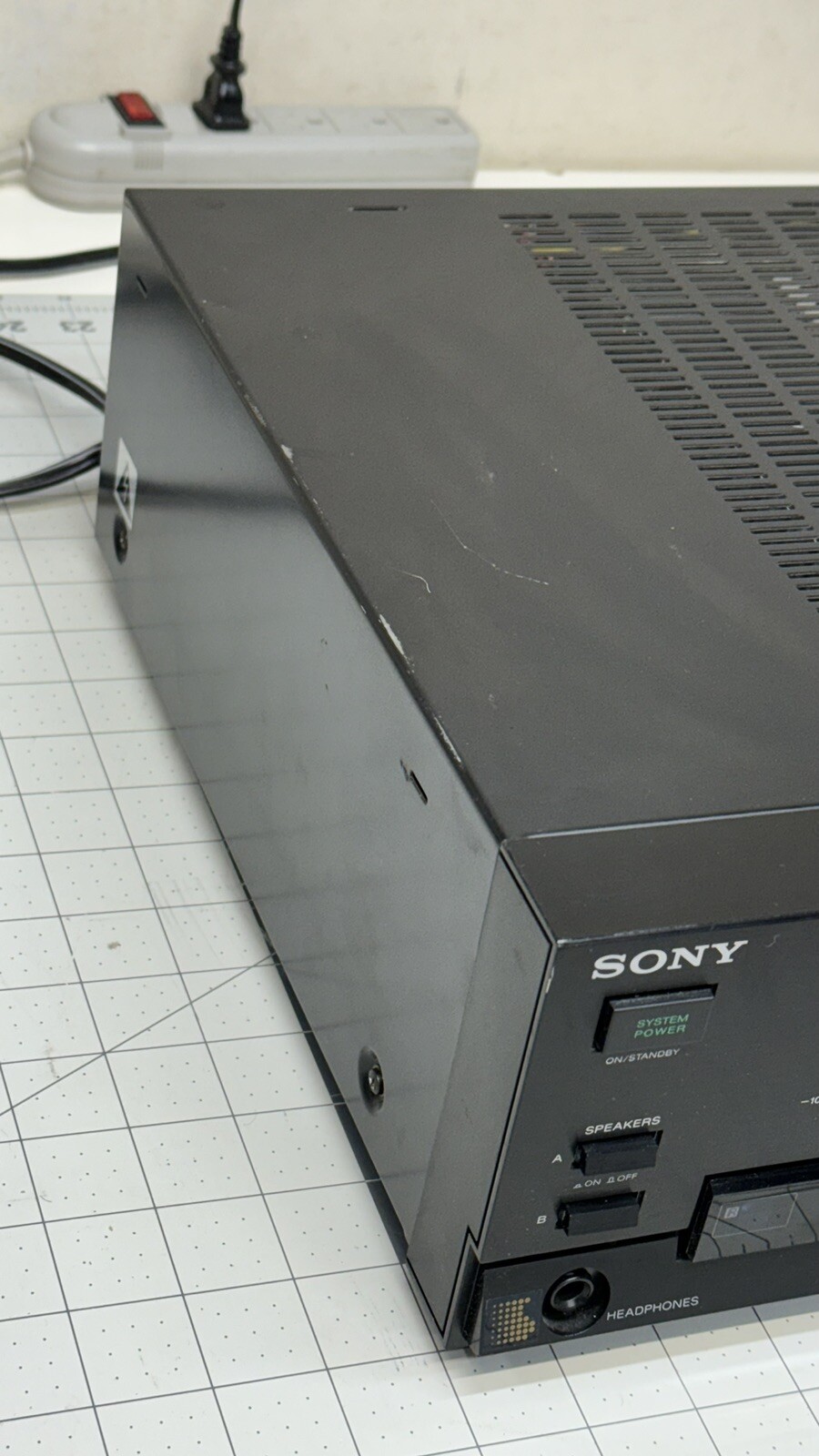 SONY TA-AX390 5-Band Acoustic Equalizer Integrated Amplifier POWERS ON ...