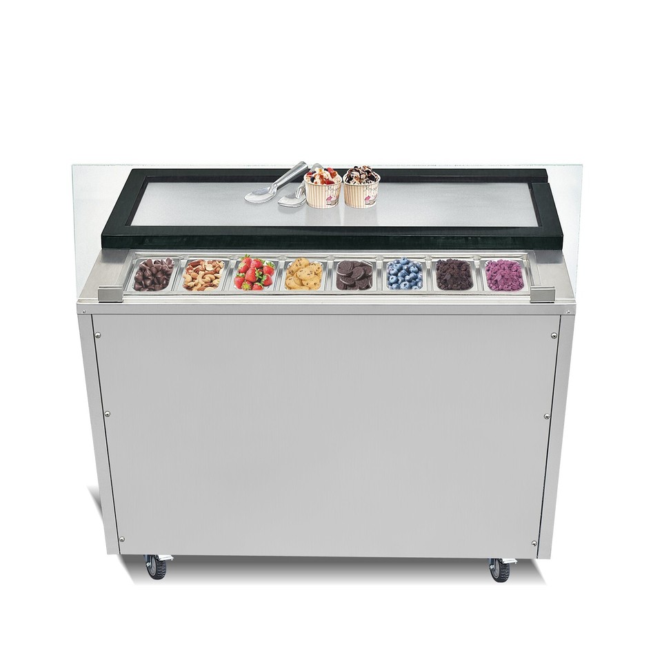 Commercial Marble Cold Plate Ice Cream Machine 41"x11.81" Frozen Marble ...