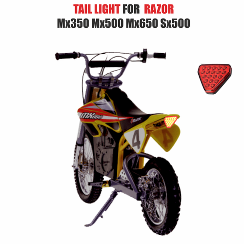 Tail Light For RAZOR Mx350 Mx500 Mx650 Sx500 Elevated Visibility ...