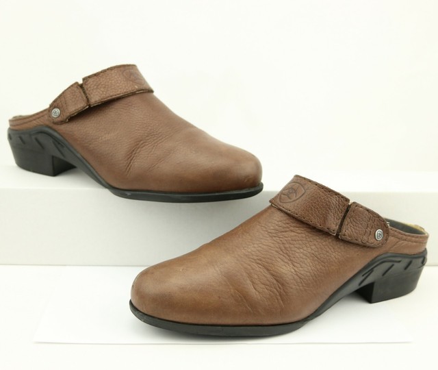 Ariat Sport Mule Women's Size 6 Brown Leather Slip on Casual Shoes ...