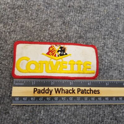 Vintage Corvette Patch Chevy Chevrolete Car Auto 70s 80 Racing Stained ...