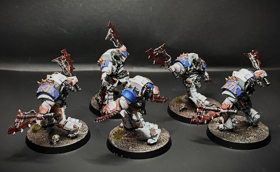 World Eaters Legion Red Butchers painted Warhammer 40k Chaos Horus ...