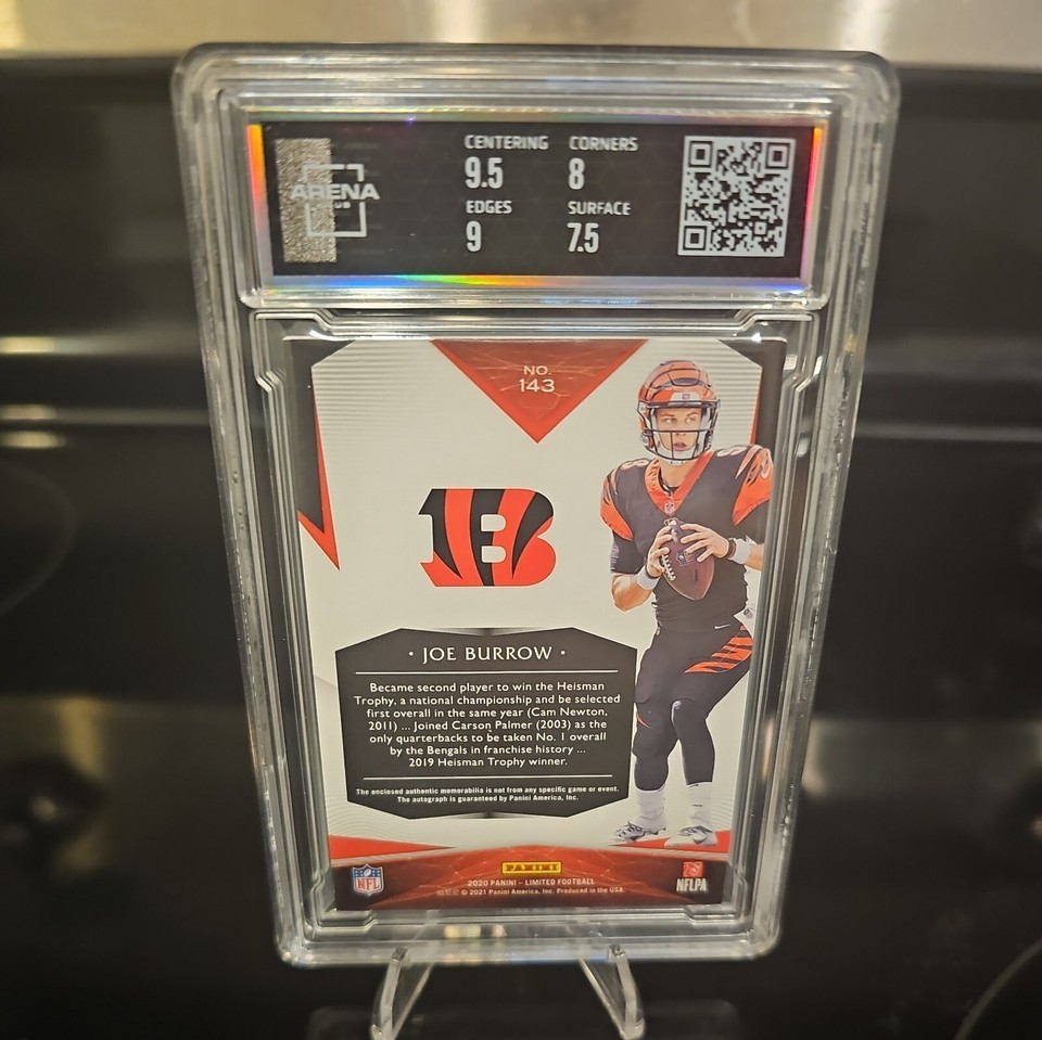 2020 Limited Holo Spotlight Joe Burrow Rookie On Card Auto RPA 2/20 ...