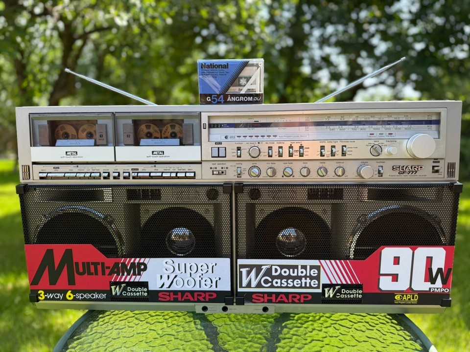 🎛 Sharp Boombox + Pro Diagnostics Service Included + Parts Service 1978 ...