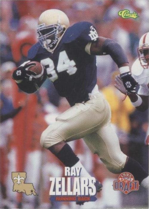 1995 Classic NFL Draft - Ray Zellars #57 (RC) for sale online | eBay