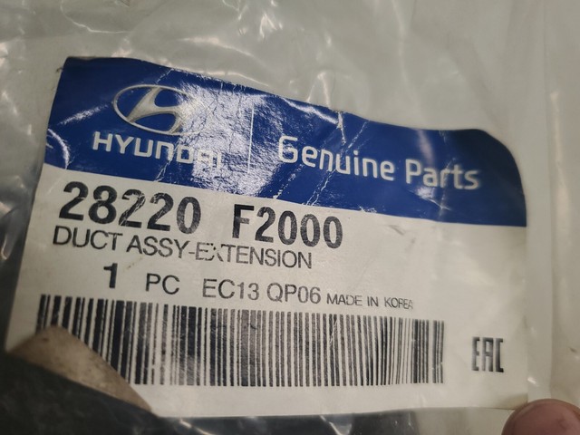 Hyundai OEM 2017 Elantra Air Intake-resonator ASSY 28220F2000 for sale ...