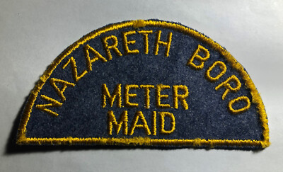 Vintage Nazareth Boro Pennsylvania Meter Maid Patch ~ Parking ...