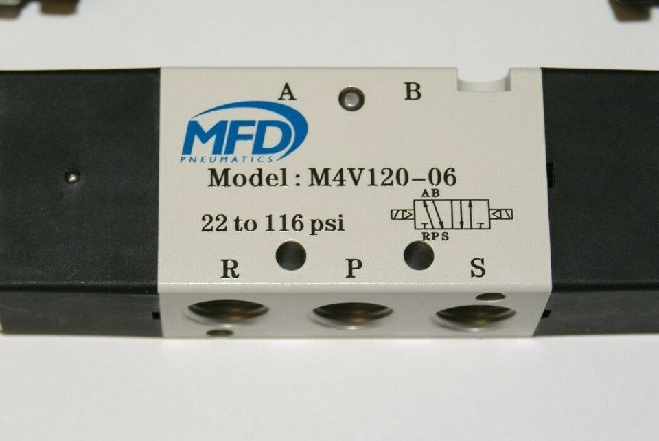 MFD Pneumatics M4V120-06 Double Solenoid Valve 24V DC | eBay