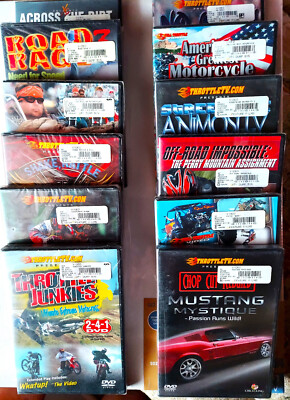 ThrottleTV NEW 12 DVDs car, motorcycle | eBay