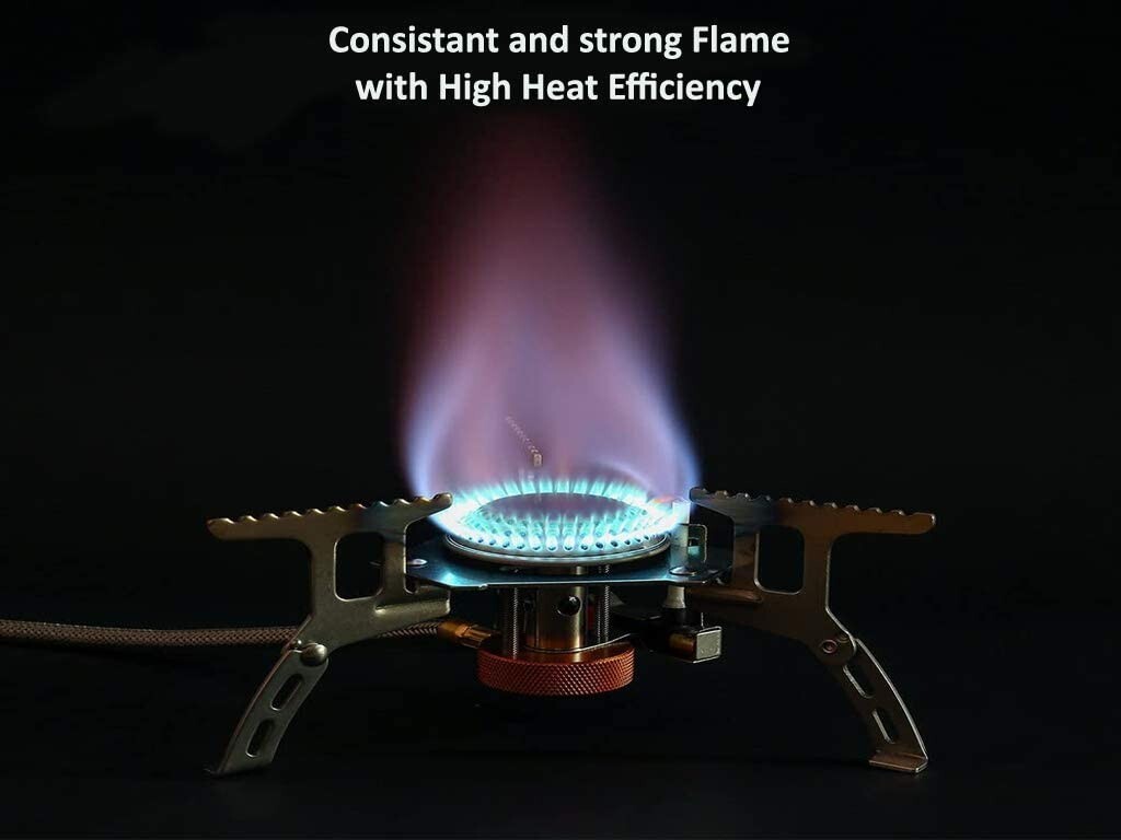 Portable Compact Gas-Burner Fishing Outdoor Cooking Camping Picnic Cook ...