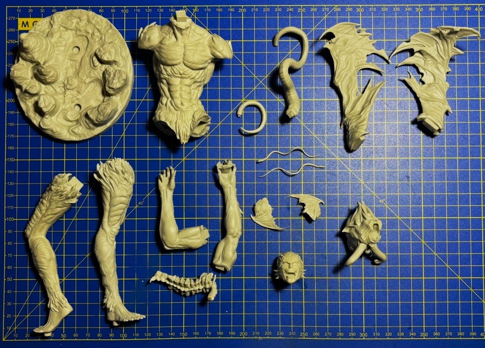 ANIME MODEL - デビルマン Debiruman DEVILMAN KATSUYA TERADA ART - 1/7 RESIN ...