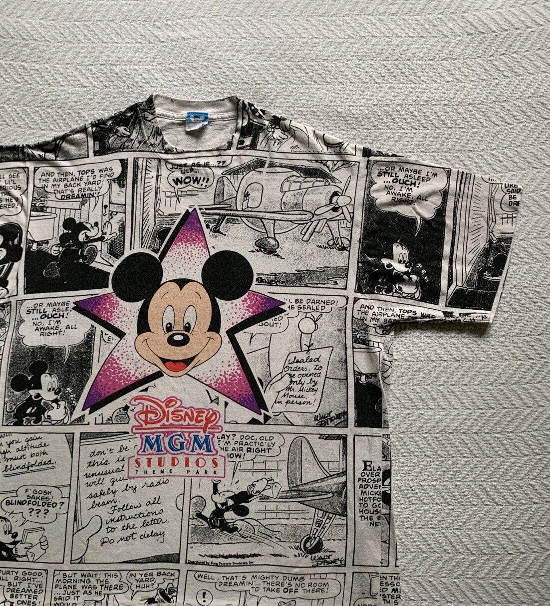 Vintage 1980s 90s Disney MGM Studios Mickey Comic All… - Gem