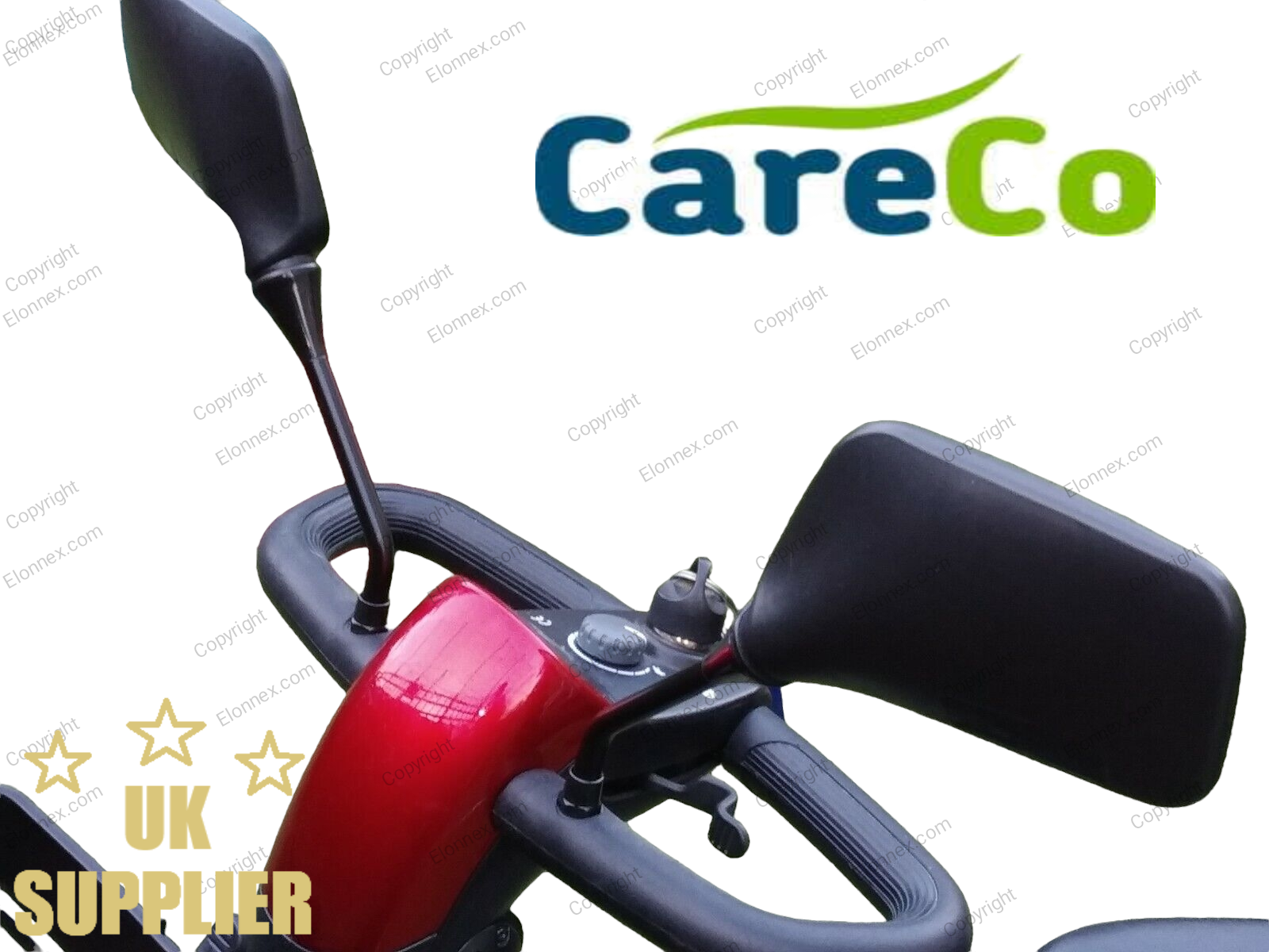 CARECO MOBILITY SCOOTER MIRRORS PAIR PREMIUM QUALITY | eBay