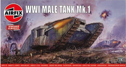 AIRFIX A01315V 1/76 Vintage Classic : WWI " Mâle " Tank Mk.i | eBay
