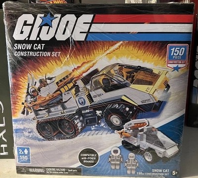 NEW GI Joe SNOW CAT Construction Building Blocks Set + 2 Mini Figures ...