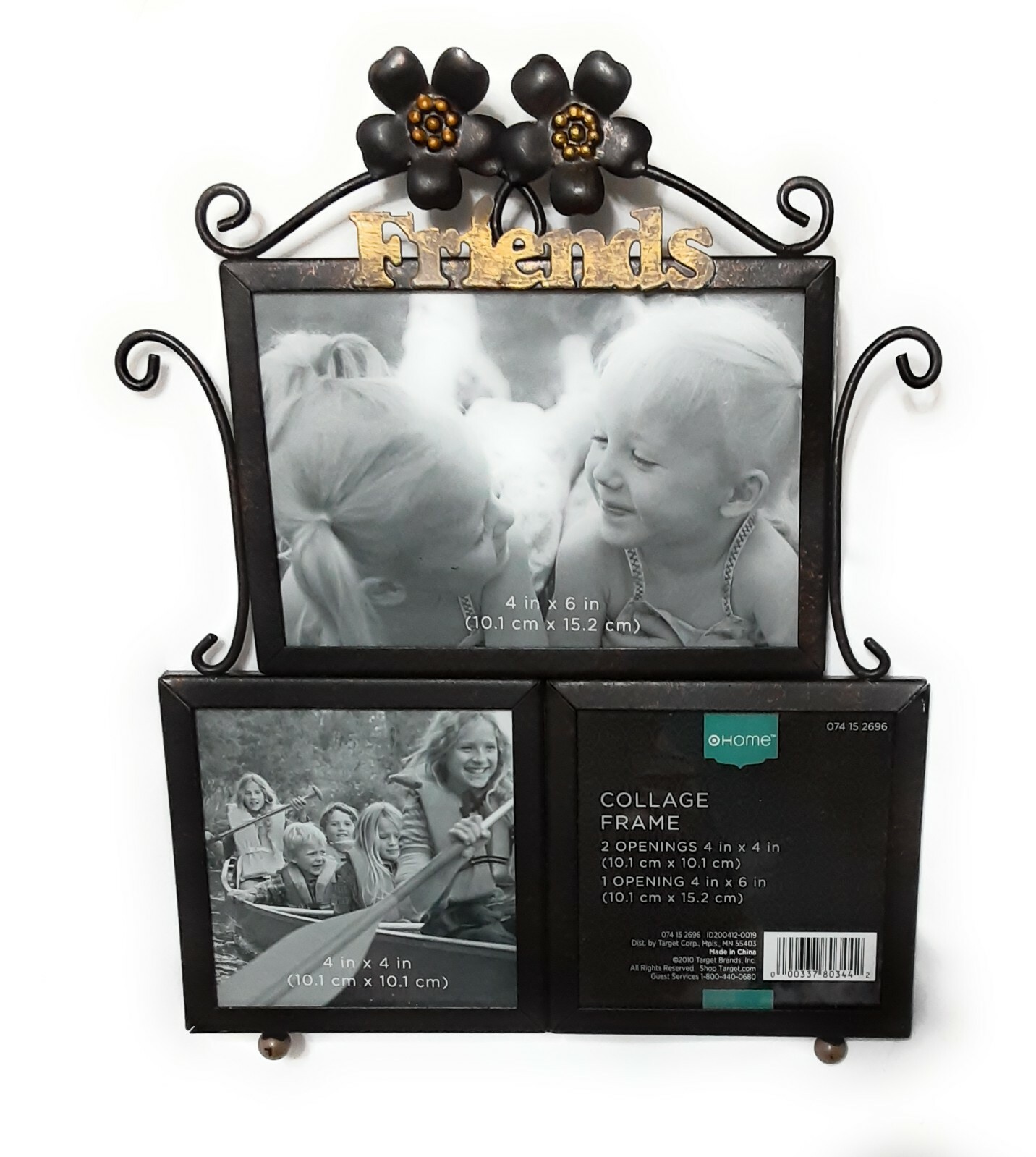 Friends Picture Collage Frame TARGET Home Décor -One - 4" x 6" and Two ...
