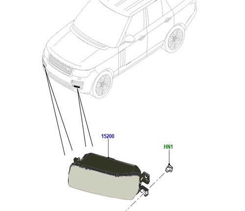 LAND ROVER FRONT FOG LAMP RH RANGE ROVER 13-17 SPORT 13- 17 LR080283 | eBay