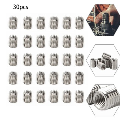 30x STAINLESS THREAD ADAPTERS M8 8MM MALE TO M6 6MM FEMALE THREADED ...