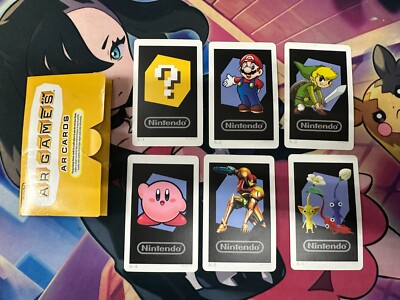 Nintendo 3DS AR Cards Pack Of 6 Cards | eBay