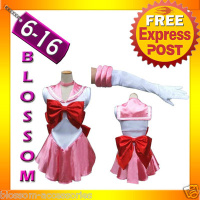 G31 Sailor Moon Pink Chibiusa Costume Cosplay Uniform Fancy Dress ...