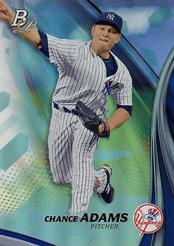 Chance Adams 2017 Bowman Platinum TP-CA New York Yankees Baseball Card ...