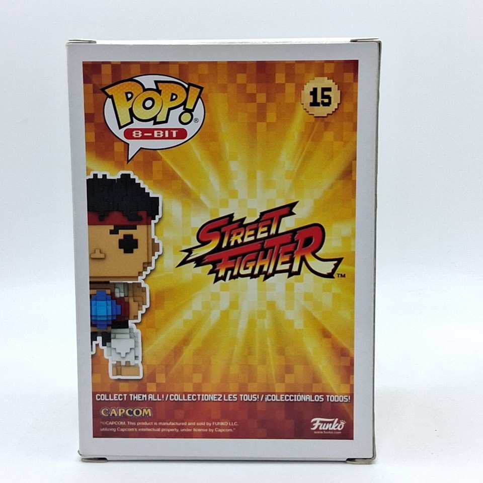 Funko Pop! Ryu 15 GameStop Exclusive 8-bit Street Fighter Video Game ...