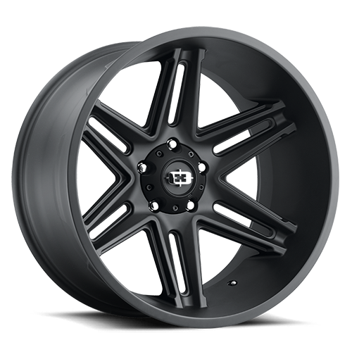 1 New 20x10 Vision 363 Razor Satin Black 6x139.7 6x5.5 ET-25 Wheel Rim ...