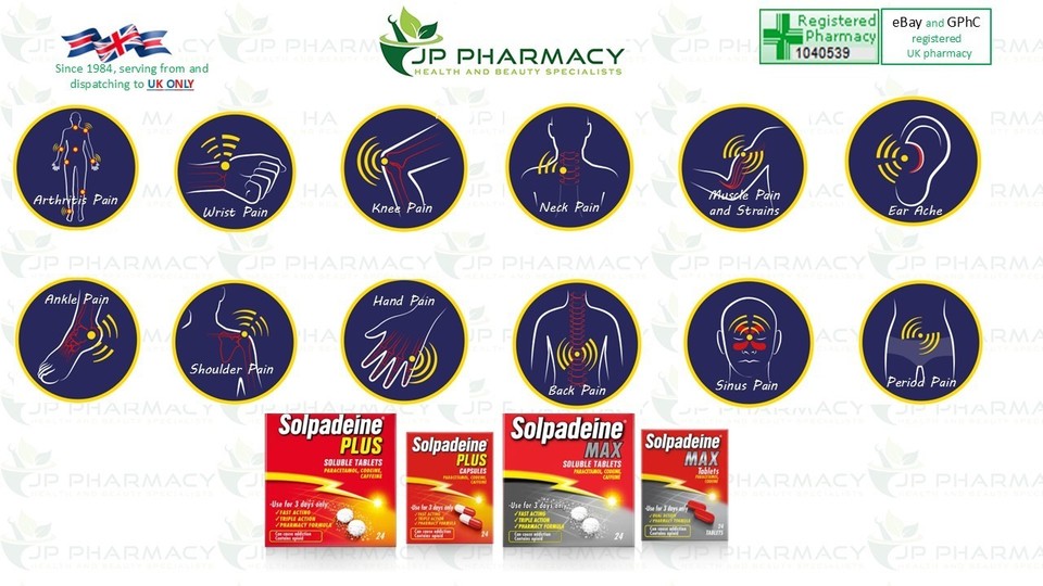 Solpadeine MAX Tabs Fast Acting. Dual Action Pain Relief (24) | eBay UK