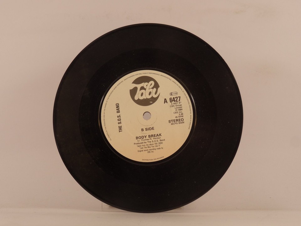 THE S.O.S. BAND BREAK UP / BODY BREAK (112) 2 Track 7" Single including ...
